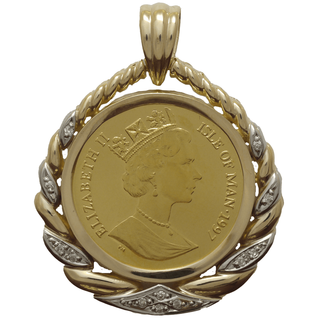 Pt900/K18/K24 1/5oz金貨 エリザベス2世 P/Kコンビ枠 D0.08｜NJ BUYER'S MARKETPLACE