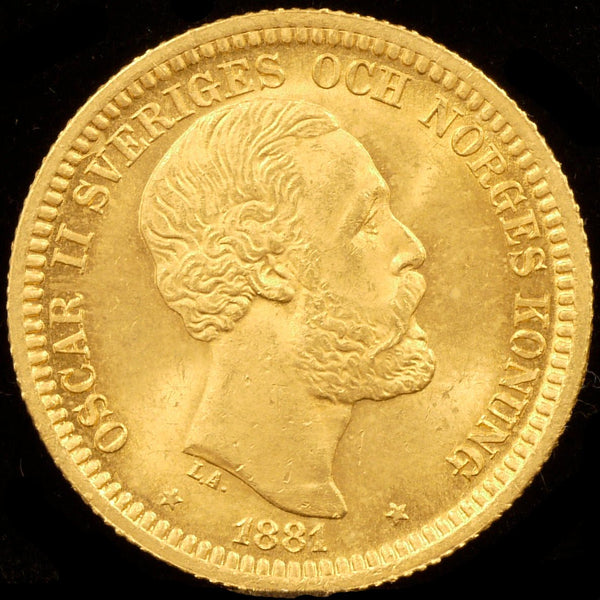 Sweden 20kronol gold coins 1881 Oscar II｜NJ BUYER'S MARKETPLACE